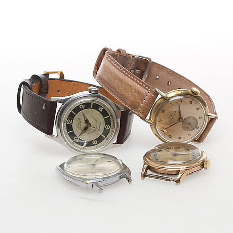 ARMBANDSUR, 4 pcs, men, Perfecta, Ardath, Lusina and Eljo. Clocks ...