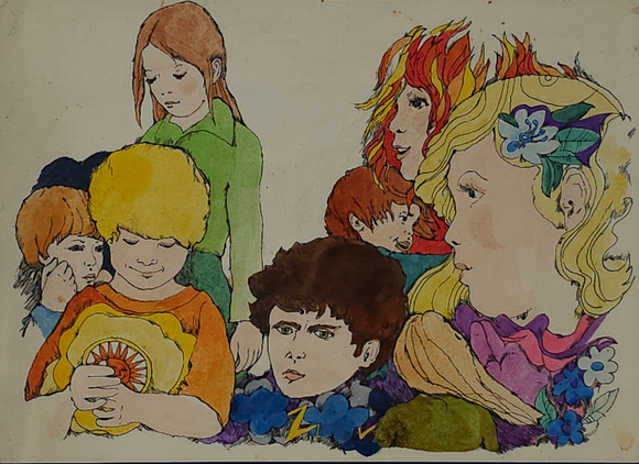 PEDRO BOADA, ORIGINAL ILLUSTRATION ON CARDBOARD, 20TH CENTURY. Art ...