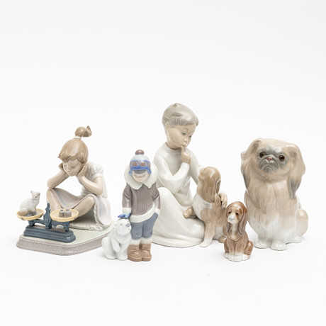 5 porcelain figurines, Ladro Spain. Ceramics & Porcelain - European ...