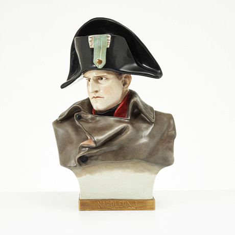 A 19th-century Capodimonte porcelain bust of Napoleon I. Ceramics ...
