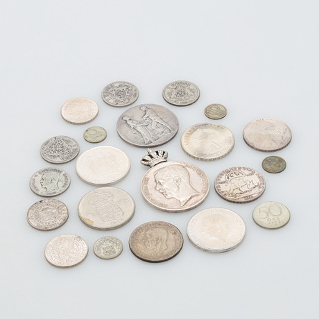 COIN, MEDAL OF MERIT, silver, weight 251 grams. Coins, Medals & Stamps ...