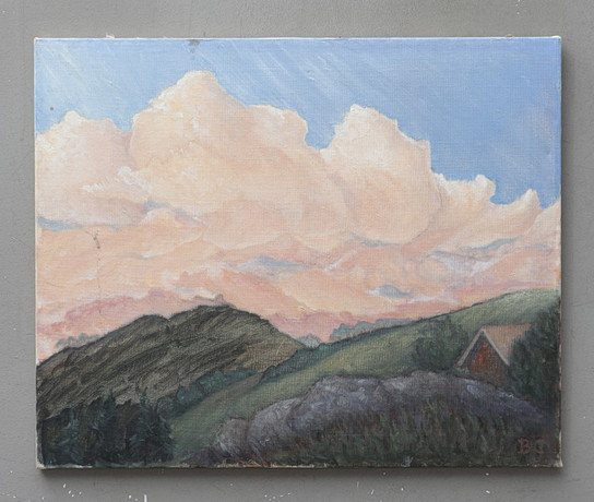 BO CARLSSON. oil on canvas, monogram signed. Art - Paintings - Auctionet