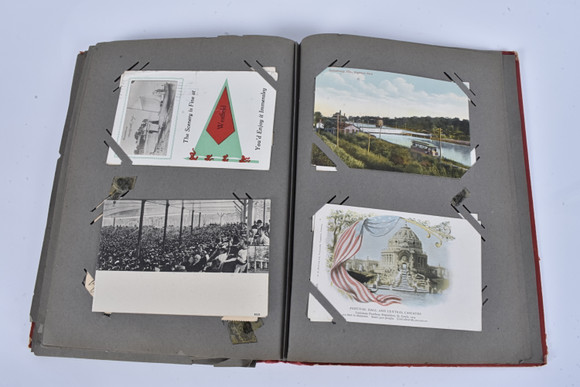 POSTCARD ALBUM, America, 1908-1912. Books, Maps & Manuscripts - Other ...