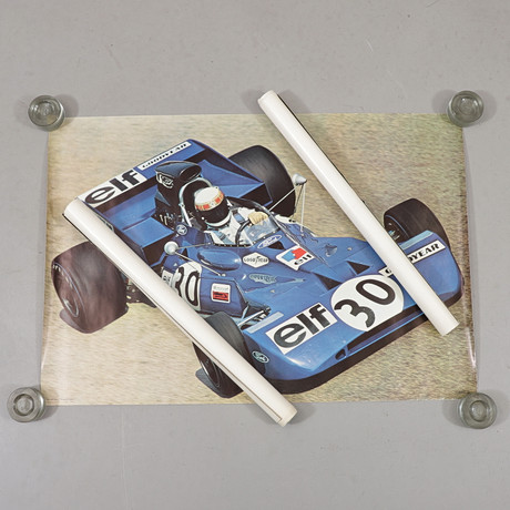 Three posters, Formula 1, Scandecor, 1970s. Miscellaneous ...