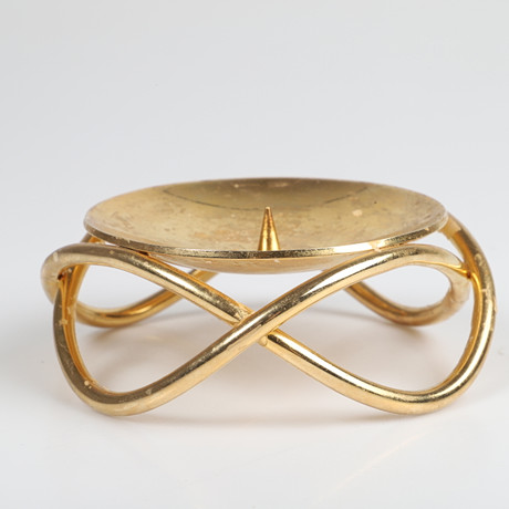 MARIE BERNTSEN. A 'Season' candlestick, gilt steel, Georg Jensen ...