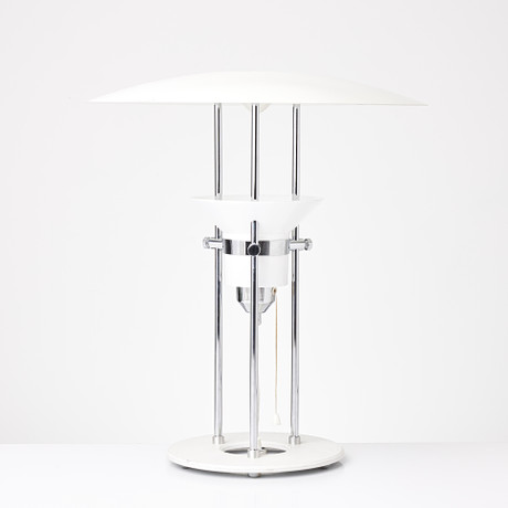 TABLE LAMP. Schmidt's lamp design, Denmark. lacquered frame in metal ...