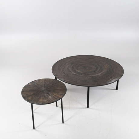 COFFEE TABLE, 2 pieces “Roma”, design Sara & Michele Morandi for ...