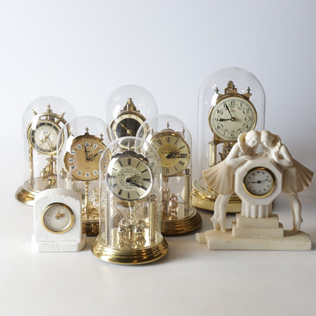A set of 8 20th century table clocks. Clocks & Watches - Mantel clocks ...