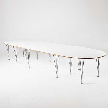 BRUNO MATHSSON. PIET HEIN & BRUNO MATHSSON, a 'Superellips' dining ...