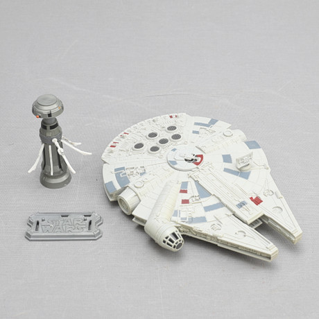 STAR WARS , Bl,a Rymdskepp" Millennium falcon" 3 delar. Leksaker ...