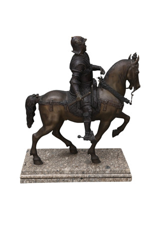 ITALIAN SCHOOL, LATE 19TH-EARLY 20TH CENTURY. Condottiero Bartolomeo ...