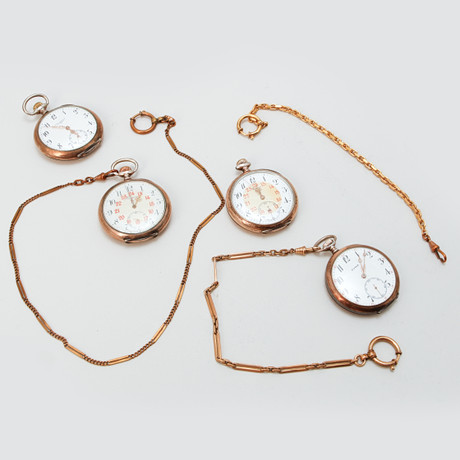 A Longines, Omega, Cyma and Caesar silver pocket watch, early 20th ...