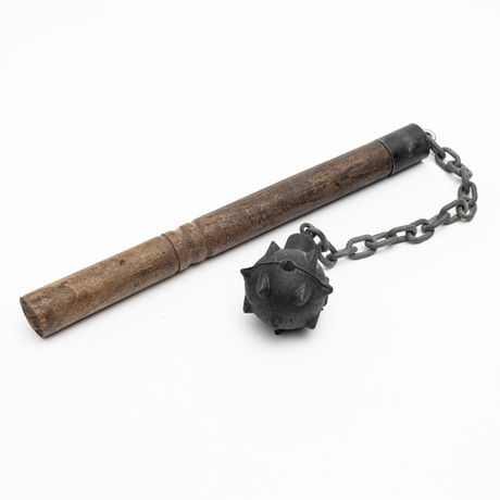 Nail club, iron, wood, contemporary. Weapons & Militaria - Other ...