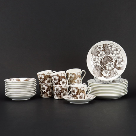 COFFEE SET Gustavsberg, Emma. Ceramics & Porcelain - Tableware - Auctionet