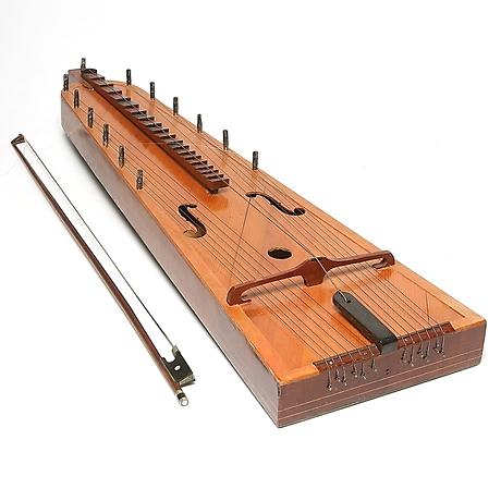 PSALMODICON, marquetry, 18/1900s. Miscellaneous - Musical instruments ...