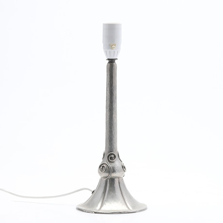 A pewter table lamp, Art Nouveau. Lighting & Lamps - Table Lamps ...