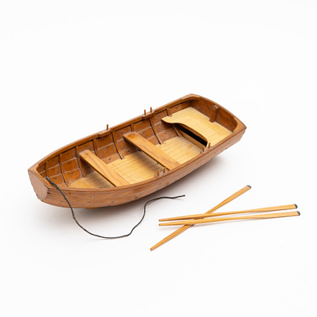A pine boat model, Eka, second half of the 20th century. Miscellaneous ...