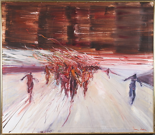 SVEN HOLM. Oil on canvas, signed and dated 1974. Art - Paintings ...