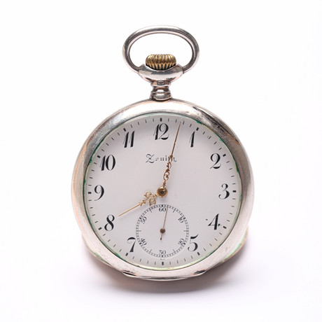 A silver Zenith pocket watch, early 20th century. Clocks & Watches ...