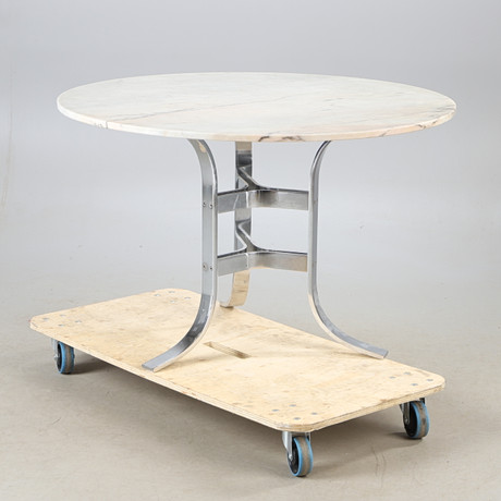 MATBORD, sten och metall, 1900-talets andra hälft. Möbler - Bord ...