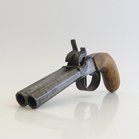 SLING LOCK PISTOL, DOUBLE BARRELED. Weapons & Militaria - Guns & Rifles ...