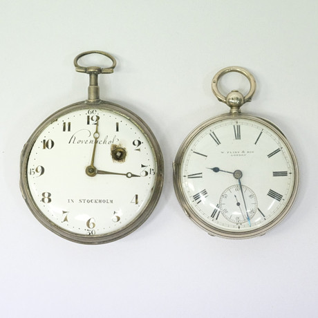 POCKET WATCH SO CALLED SPIDER WATCH. 17TH/19TH CENTURY. TWO PARTS ...