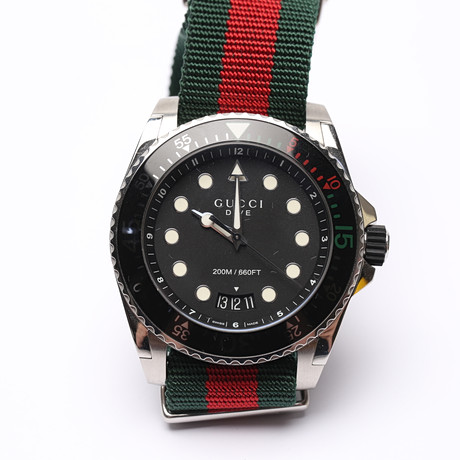 GUCCI, Dive, 200m/660ft, 136.2, Quartz, med box. Klockor & Ur ...