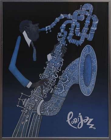 AFFISCH "CORI JAZZ 99" FOTOGRAFISKT TRYCK. Konst - Fotografi - Auctionet