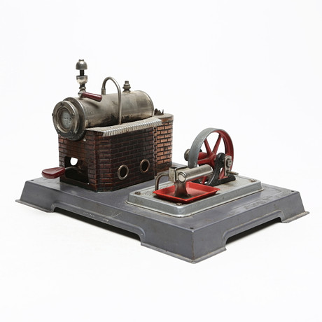 STEAM ENGINE, metal. Toys - Toys - Auctionet