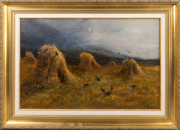 DANIEL SHERRIN (1868-1940). Olja på duk, signerad. Konst - Måleri ...