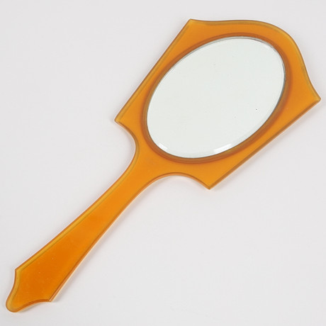 HANDSPEGEL, bakelit, Pyralin Mayflower, 1900-tal. Speglar - Auctionet