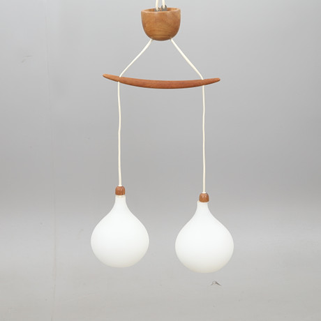 TAKLAMPA, Luxus, glaskupor/ek, 1950/60-tal. Belysning & Lampor ...