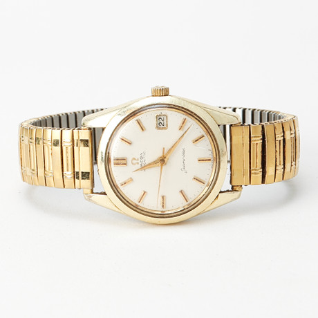WRISTWATCH, Omega, Seamaster, gold on steel, automatic, approx 1961 ...