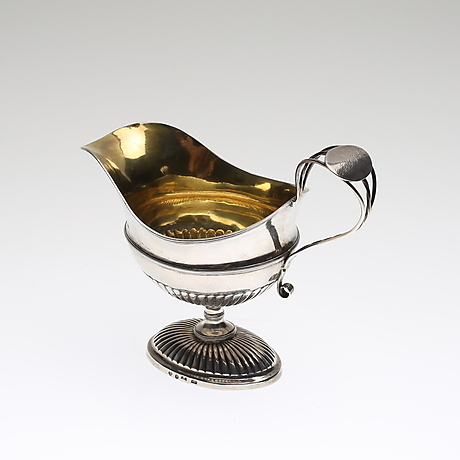 CREAM POT, silver, late empire, Johan Carlsson (active 1817-1826 ...