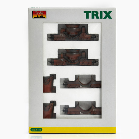 TRIX. Freight wagon set 23933, 4 pcs, from the series “Vom Erz zum ...