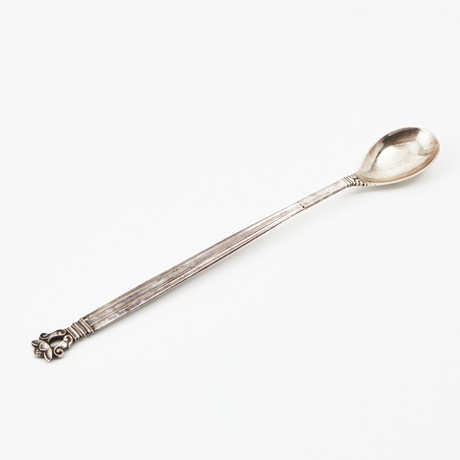 JOHAN ROHDE (DANMARK, 1856-1935). Cocktailsked, "Konge/Acorn ...