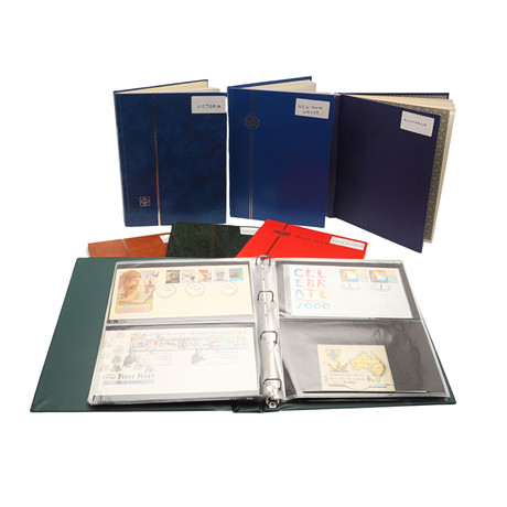 19THC & 20THC AUSTRALIAN STAMP ALBUMS & COVERS. Coins, Medals & Stamps ...