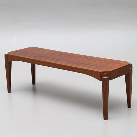 A mid 20th century mahogany veneer bench. Furniture - Other - Auctionet