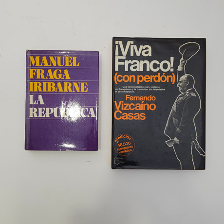 MANUEL FRAGA IRIBARNE “LA REPUBLICA” AND FERNANDO VIZCAINO CASAS “LONG ...
