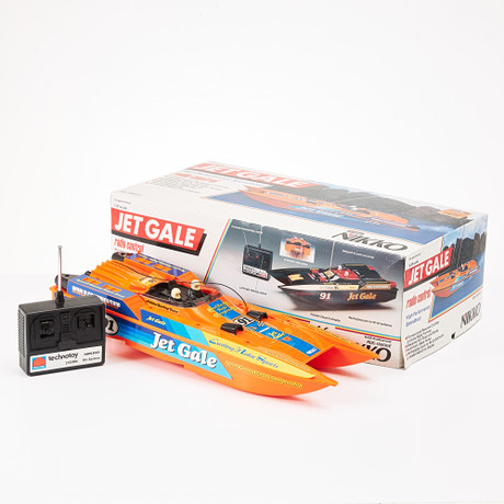 A RADIO-CONTROLLED BOAT, “Jet Gale”, circa 1970, Nikko, Japan, in ...