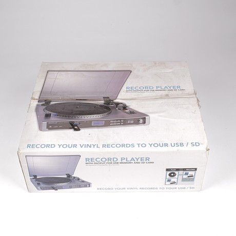 VINYL PLAYER WITH RECORDING FUNCTION, model TT-989E. Miscellaneous ...