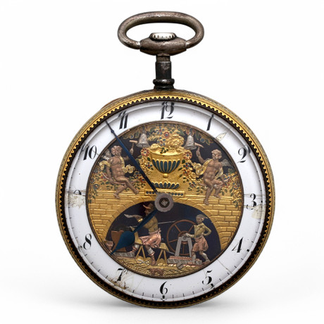 French pocket watch with automata and ringing. Clocks & Watches ...