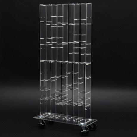 DISPLAYHYLLA, plexiglas, på hjul, 149x62 cm. Möbler - Skåp & Hyllor ...