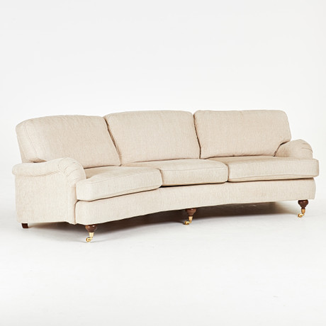 SOFA. Howard model, curved shape, contemporary, light textile ...