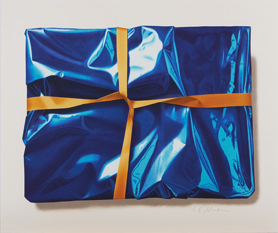 YRJÖ EDELMANN. “Royal parcel”, lithograph in colours, signed Y ...