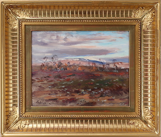 LINDORM LILJEFORS. Landscape motif, oil on Board, signed. Art ...