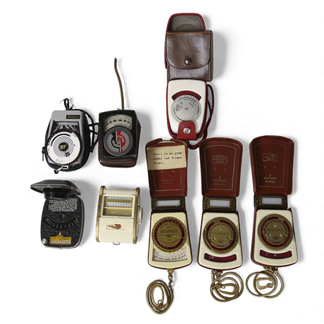 LIGHT METERS in cases, 8 pieces, Zeiss Ikon, mm. Germania. Photo ...