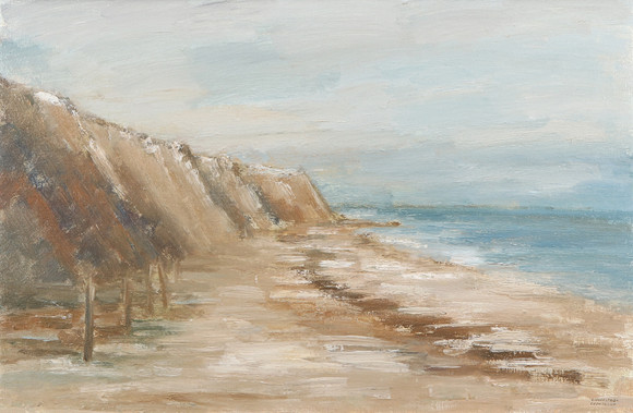 MONA RIDDERSTAD-CEDERGREN. Oil painting on canvas. “Möllebacken, Ven ...