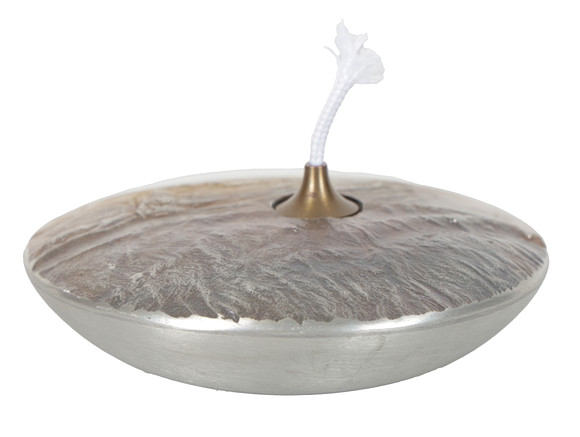 A HELGI JOENSEN OF NORWAY BRUTALIST TINN PEWTER OIL LAMP. Silver ...