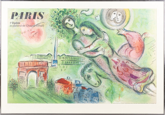 MARC CHAGALL. After. “Roméo et Juliette”. “I'Opera le plafond de ...